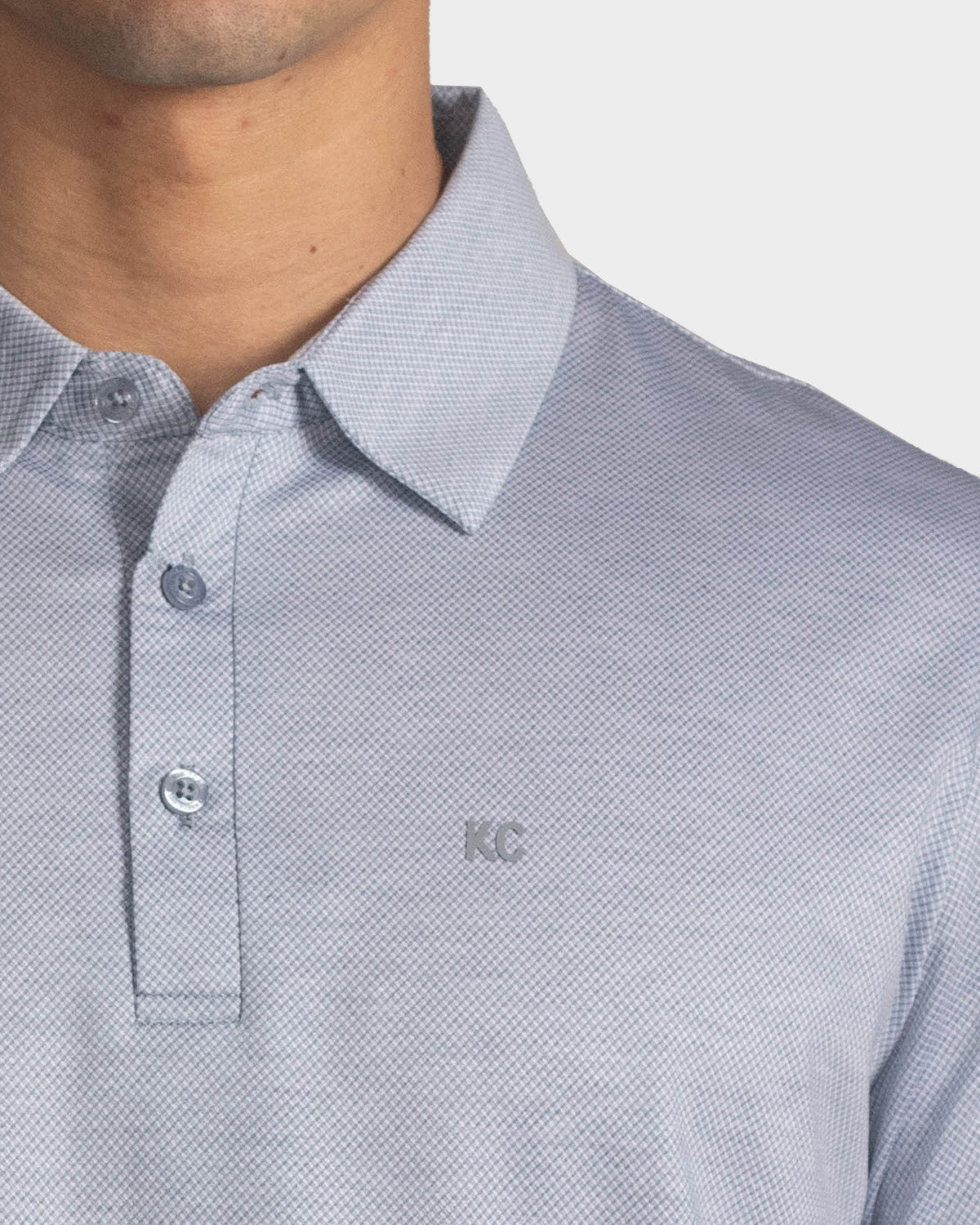 POLO KENNETH COLE GRIS PARA CABALLERO – el tigre costa rica
