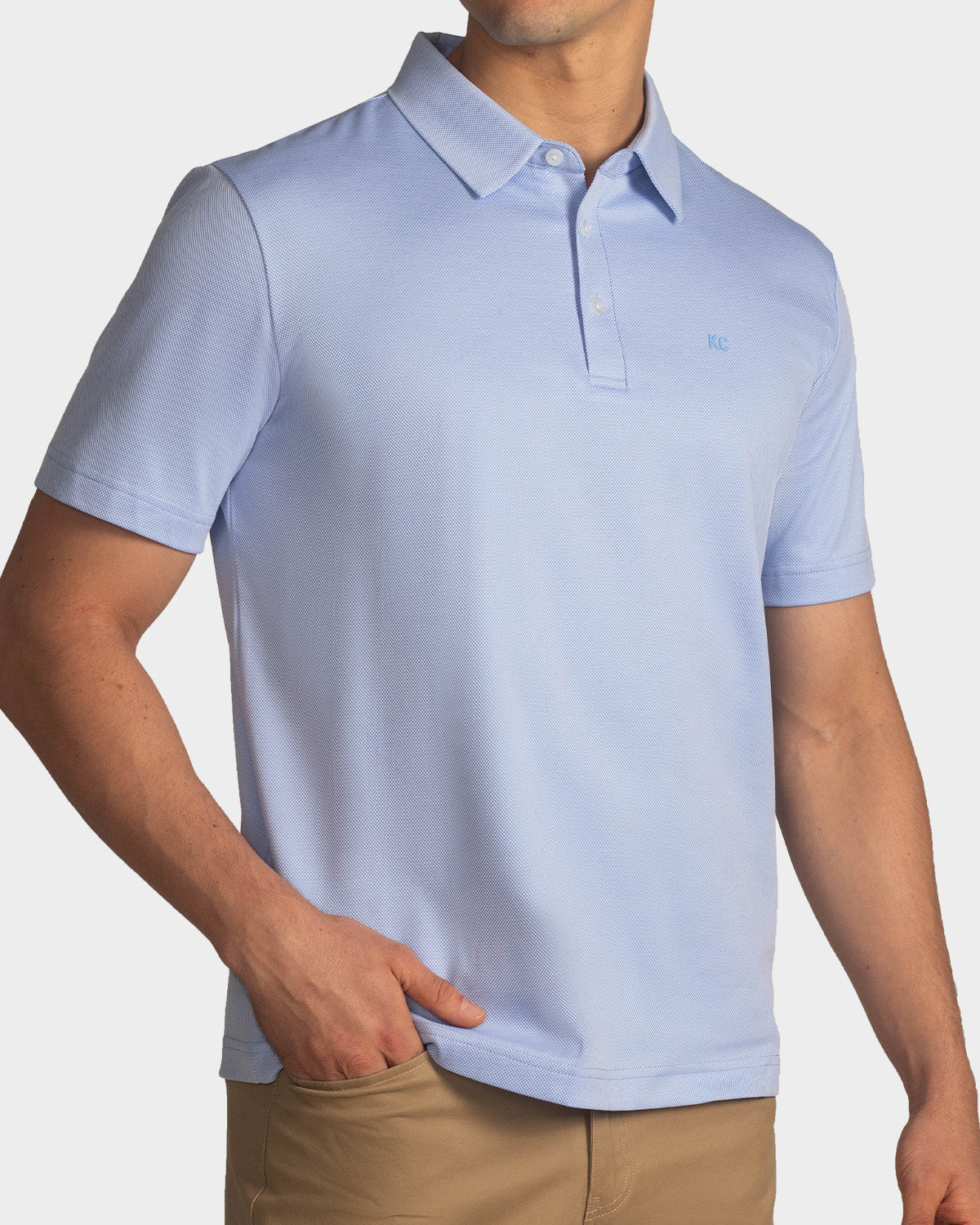POLO KENNETH COLE CELESTE PARA CABALLERO – el tigre costa rica