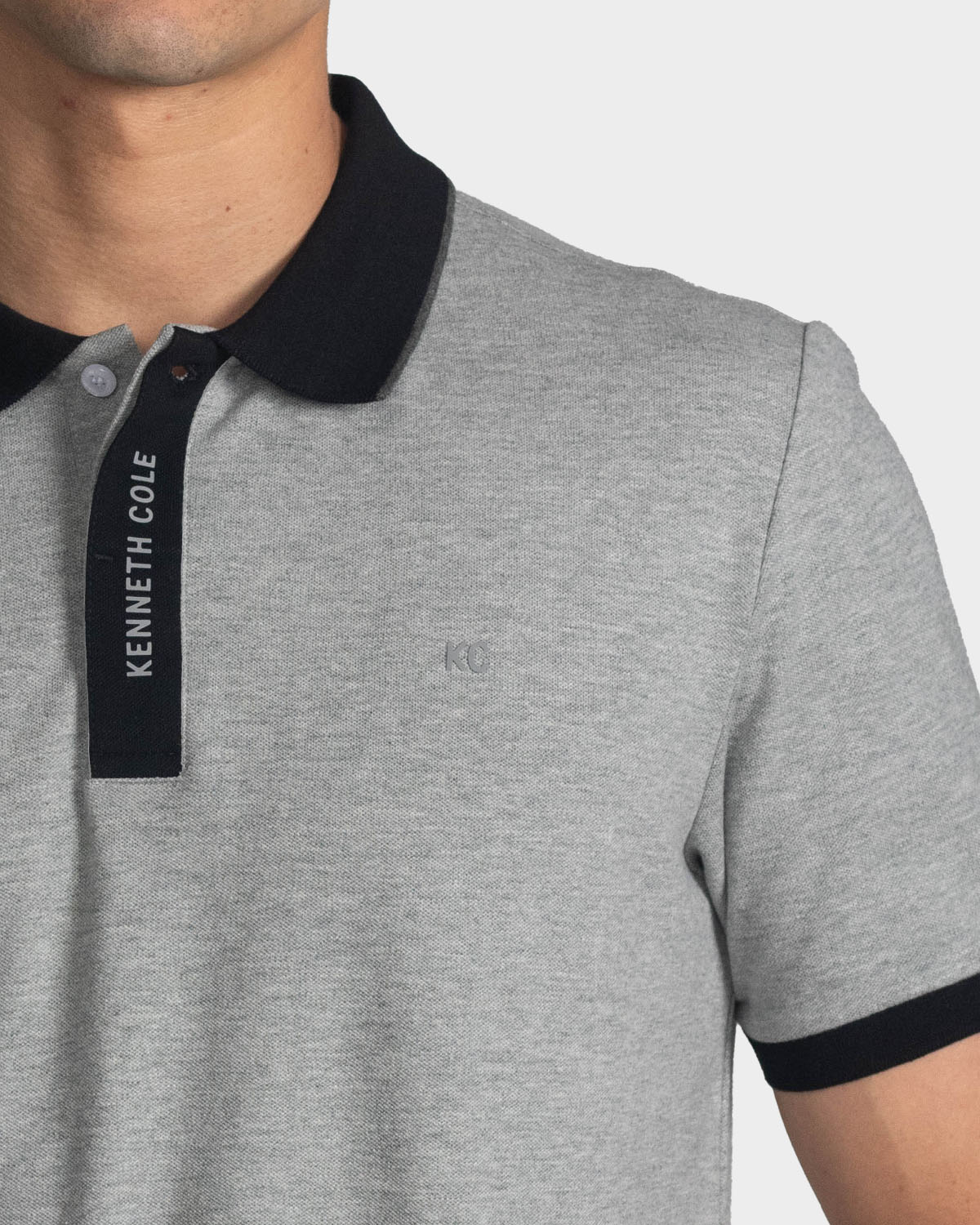 POLO KENNETH COLE GRIS SPARA CABALLERO – el tigre costa rica